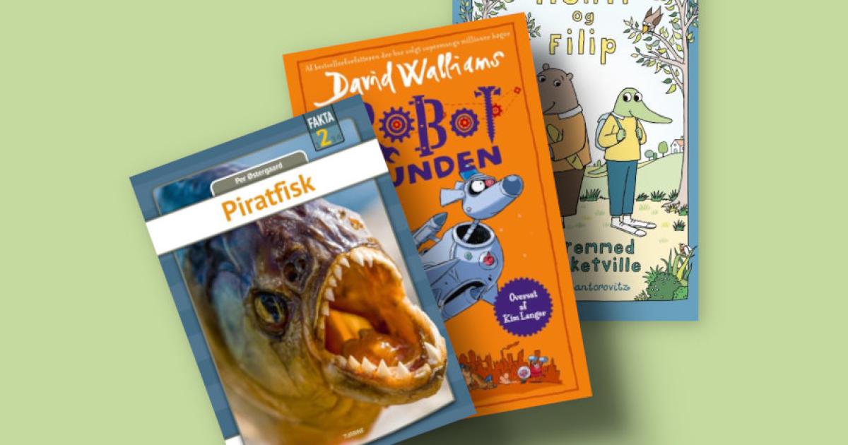 Nye bøger til indskolingen – marts 2025 | Lyngby-Taarbæk Bibliotekerne